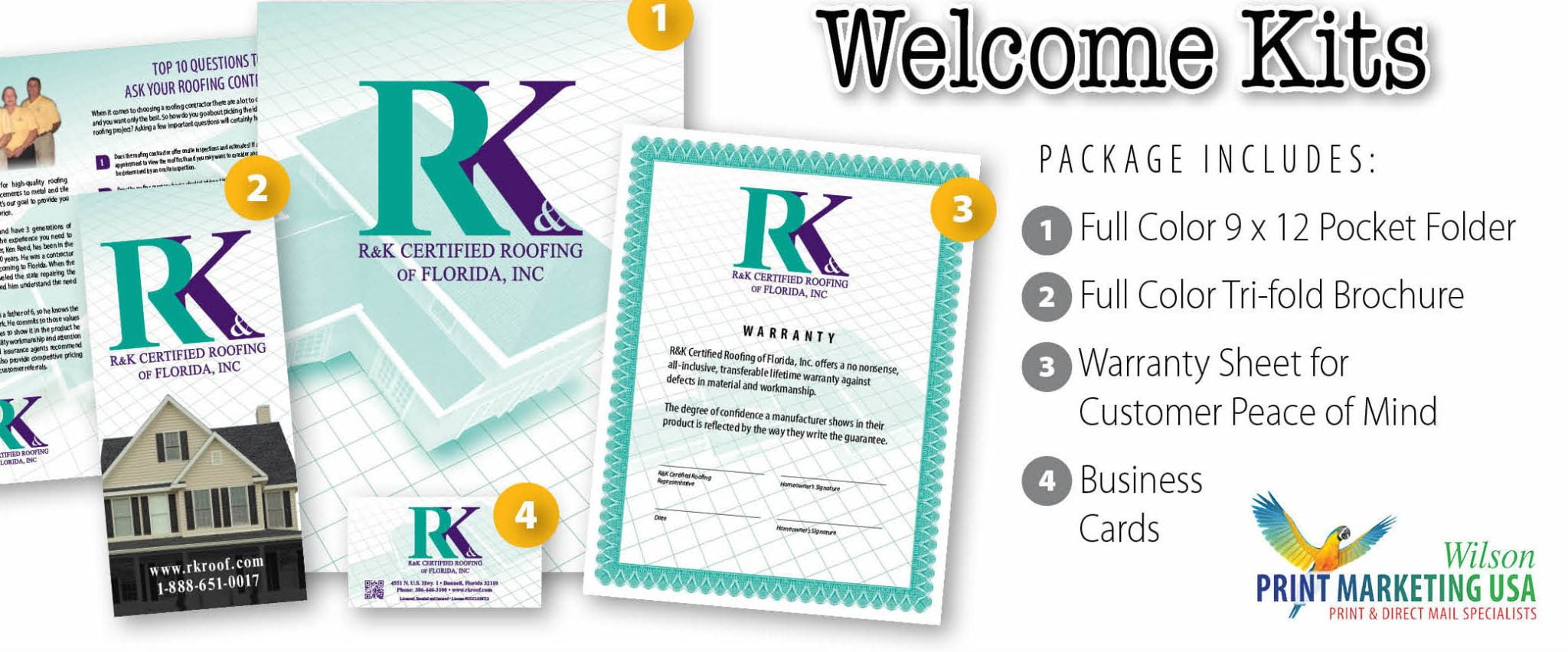 Welcome Kit For Business | Wilson Printing USA